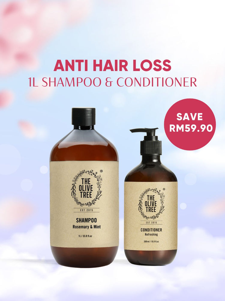 The Olive Tree Natural Hair Care Sulphate Free Hair Loss Oily Scalp