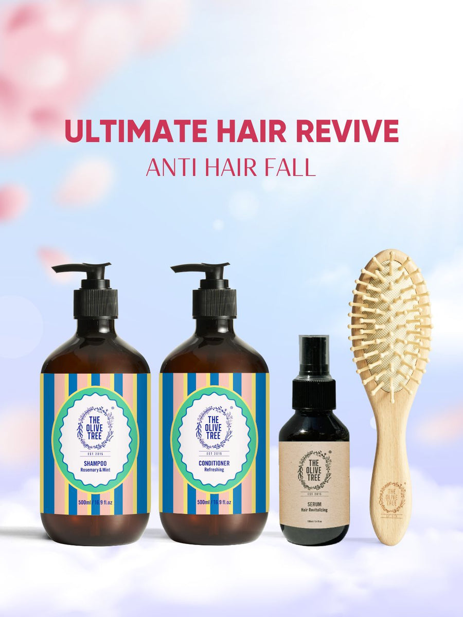 The Olive Tree Natural Hair Care Sulphate Free Hair Loss Oily Scalp