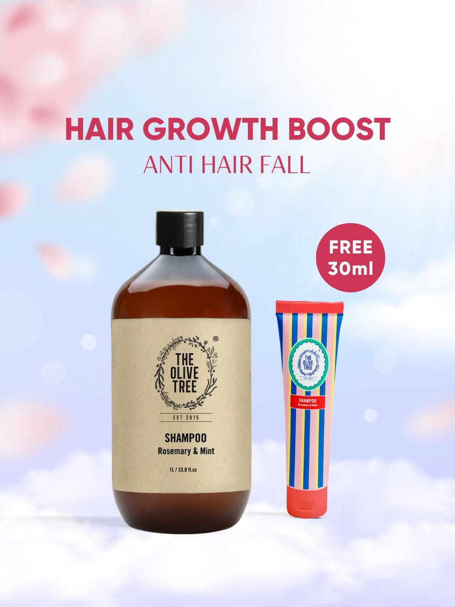 The Olive Tree Natural Hair Care Sulphate Free Hair Loss Oily Scalp