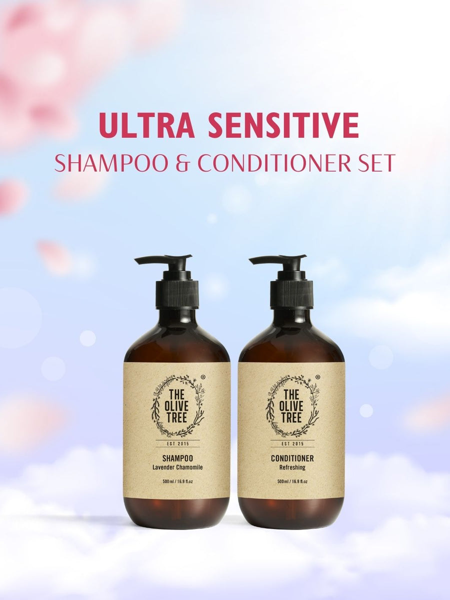 The Olive Tree Natural Hair Care Sulphate Free Hair Loss Oily Scalp